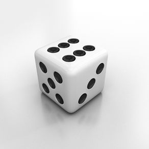Dado Comum 6 lados Branco - Loja Grow