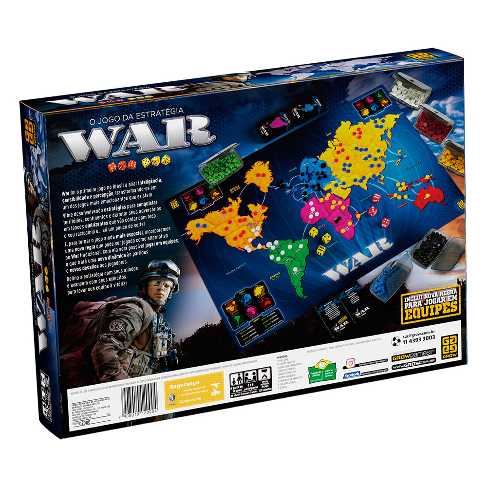 Jogo War - Loja Grow